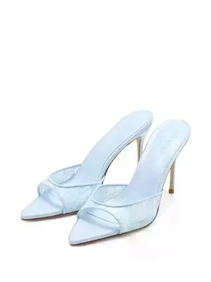 Femme La Bella Lace Heeled Slipper Sandals