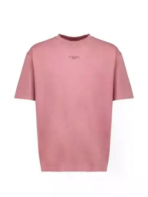 Drole De Monsieur Slogan-print T-shirt - Pink