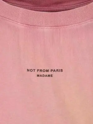 Drole De Monsieur Slogan-print T-shirt