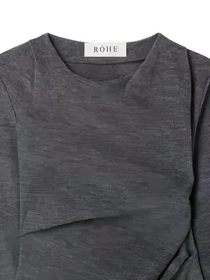 RÓHE Twisted Long-sleeve Top