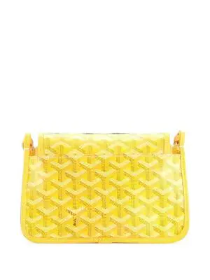 Goyard Plumet Clutch Wallet Coated Canvas Crossbody Bag - Yellow