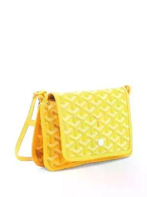 Goyard Plumet Clutch Wallet Coated Canvas Crossbody Bag - Yellow