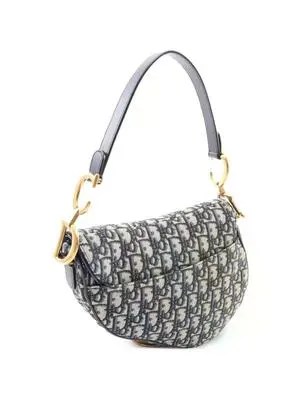 Dior 2010s Oblique Saddle Shoulder Bag