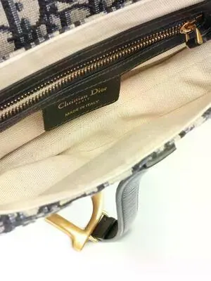 Dior 2010s Oblique Saddle Shoulder Bag