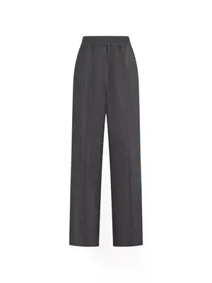 Jacquemus Le Pantalon Miami Pinstriped Trousers - Grey