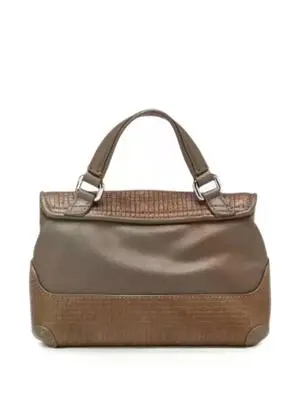 ZANELLATO Postina Cestaia Leather Tote Bag - Brown