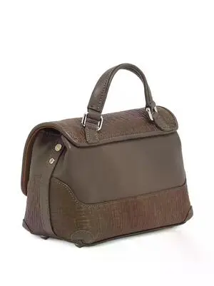 ZANELLATO Postina Woven-effect Shoulder Bag