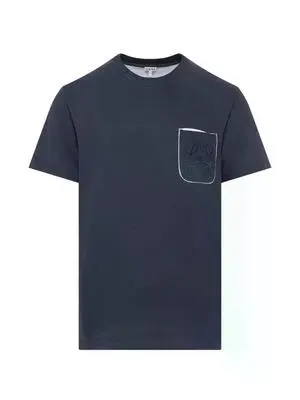 Loewe Anagram Pocket T-shirt - Blue