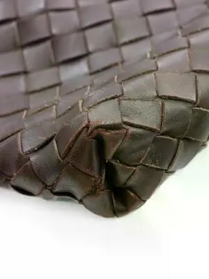 Bottega Veneta 2000s Intrecciato Messenger Bag