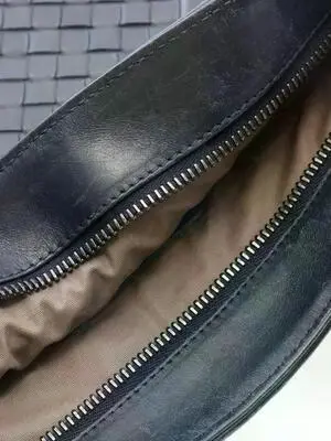 Bottega Veneta 2000s Intrecciato Messenger Bag