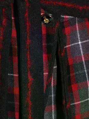 VIVIENNE WESTWOOD Roxy Tartan-print Peplum Top