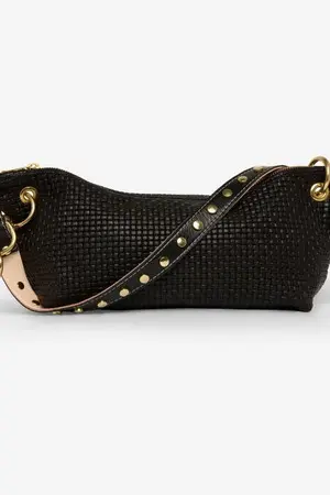 BEALICE Leather Shoulder Bag In Embossed