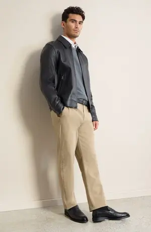 Nordstrom Slim Fit Washed Chino Pants - Tan Burrow