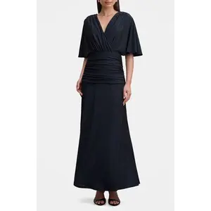 EVER NEW Franca Ruched Maxi Dress - Navy