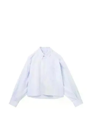 A.p.c. Striped Cropped Shirt