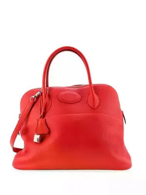 Hermès Bolide Bag Clemence 35 Satchel - Red