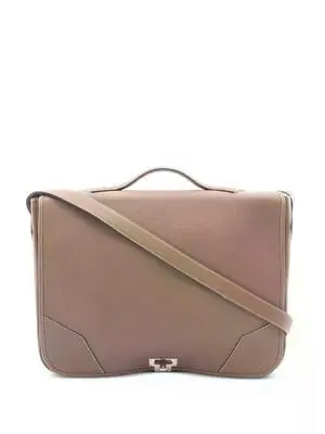 Hermès 2007 Victoria Cross Body Bag Neutrals