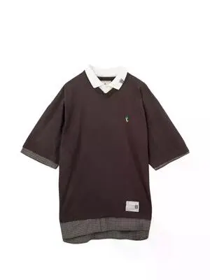 Mihara Yasuhiro Layered-design V-neck T-shirt