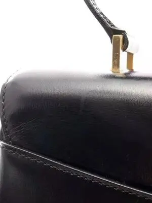 Celine 2010s Turn-lock Satchel Bag - Black