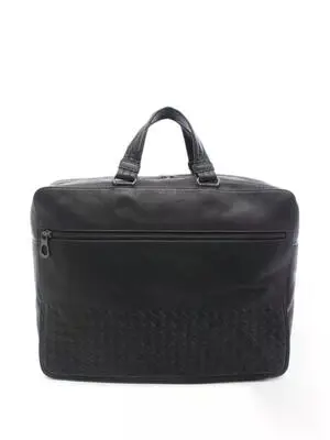 Bottega Veneta 2010s Intrecciato Leather Backpack