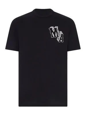 Amiri Block Letter Tee - Black