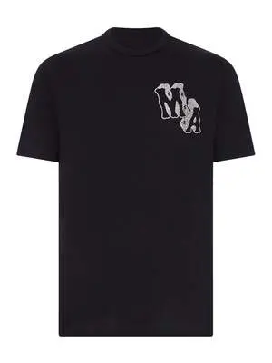 Amiri Block Letter Tee - Black