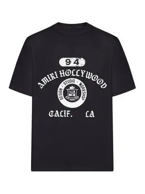 Amiri Collegiate Box Tee - Black