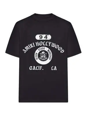 Amiri Collegiate Box Tee - Black