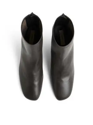 TOTEME Nappa Mid-heel Boots Bark