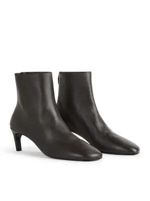 TOTEME Nappa Mid-heel Boots Bark - Multicolor