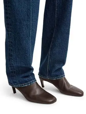 TOTEME Nappa Mid-heel Boots Bark - Multicolor