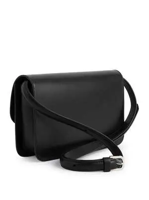 TOTEME Leather Crossbody Bag With T-lock Closure