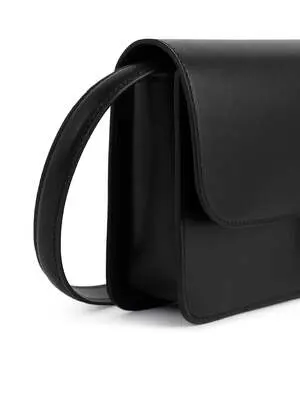 TOTEME Leather Crossbody Bag With T-lock Closure