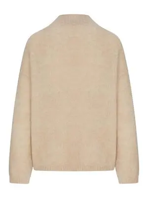 FORTE_FORTE Alpaca Blend Sweater With High Neck