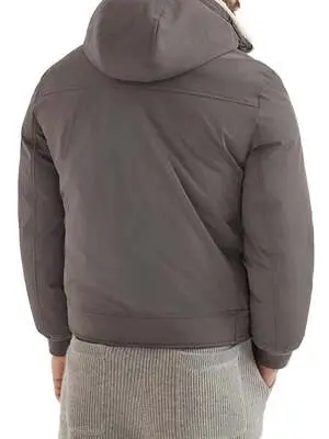 Brunello Cucinelli Padded Jacket With Shearling