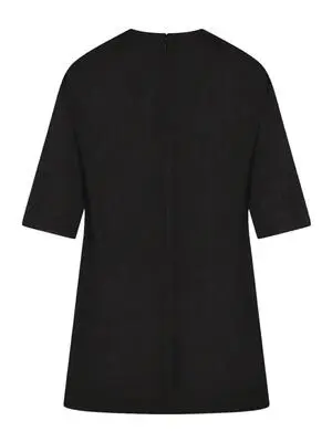 TOTEME Cotton Top With Short Sleeves - Black