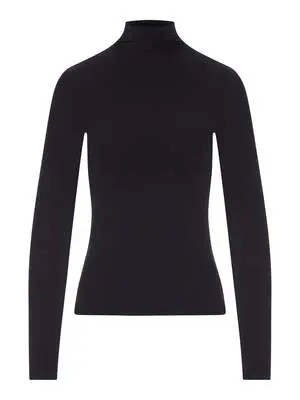 Gucci Seamless Stretch Nylon Jersey Top - Black