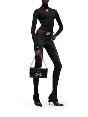 Gucci Seamless Stretch Nylon Jersey Top