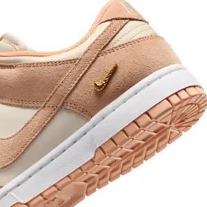 Nike Dunk Low Suede Shoes - Orange