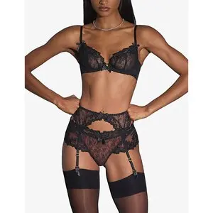 Agent Provocateur Josephine Lace Suspenders