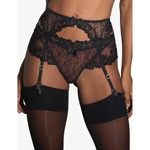 Agent Provocateur Josephine Lace Suspenders