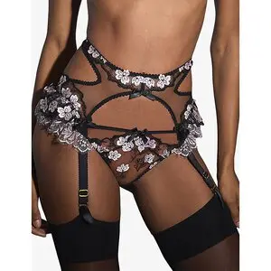 Agent Provocateur Andiee Floral Lace Suspender