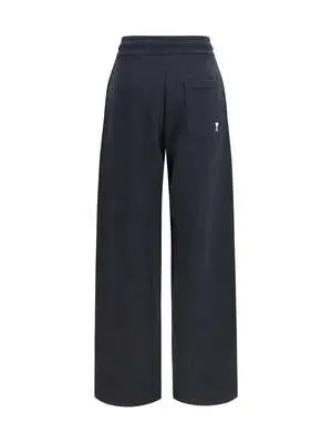 AMI Paris De Cœur Cotton Sweatpants - Black