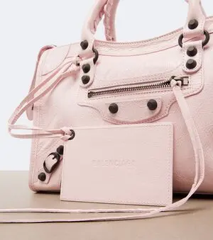Balenciaga Le City Small Leather Top-handle Bag - Pink