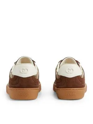 Gucci Men`s Sneaker With Gg Cross