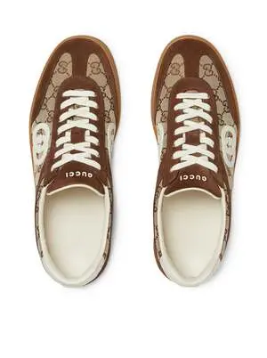 Gucci Men`s Sneaker With Gg Cross