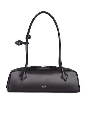 Alaïa Le Teckel Medium Goatskin Bag - Black