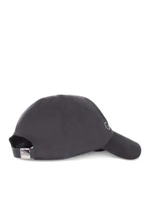 Gucci Baseball Cap With Crystal Logo