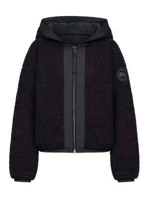 Canada Goose Alberni Reversible Fleece Bomber Jacket - Black
