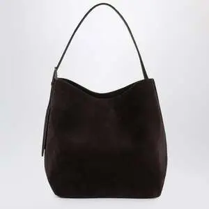 TOTEME Espresso Medium Suede Tote Bag - Brown